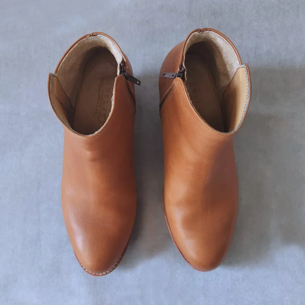 Adelante | Shoes | Adelante The Granada Caramel Handmade Leather Ankle ...